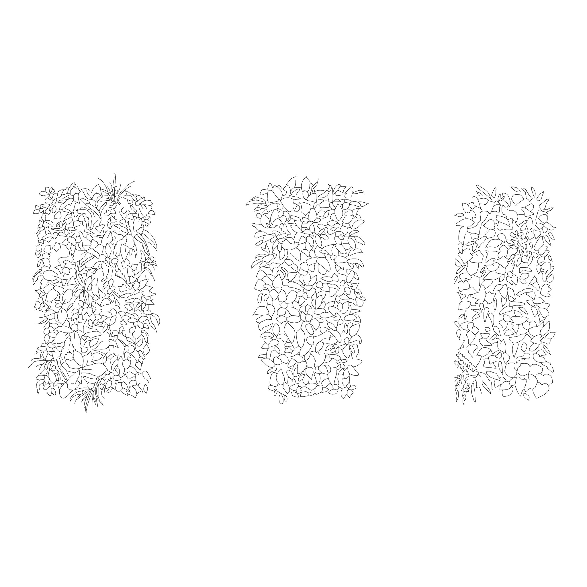 Green Walls DWG CAD Blocks in Elevation – Cadnature